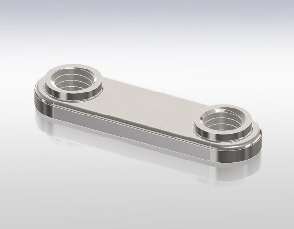 Plate Nuts NW200CF Straight - For Standard CF Flanges - Hositrad Hollan