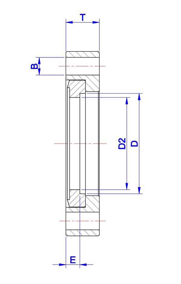 Flanges Weld Rotatable (Tapped) Stainless Steel 304 - Weld Rotatable