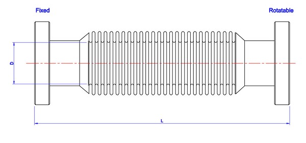 Hydraulically Formed Flexible Coupling - Flex Hoses - Hositrad Holland