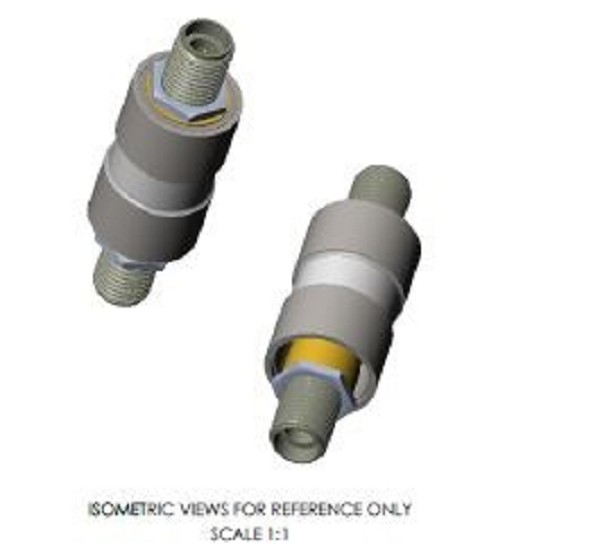 Coaxial, SMA, 50 OHM High Frequency, Isolated Ground, 45 GHz, Conflat F