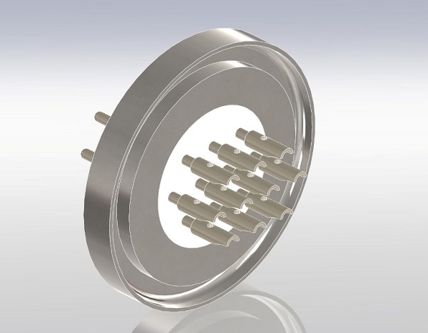 Feedthrough Multipin Header/Solder Cup, Weld - Multipin Header - Hositr