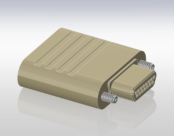 Multipin Connector Micro-D In-Vacuum Plug - Micro D Type - Hositrad Hol