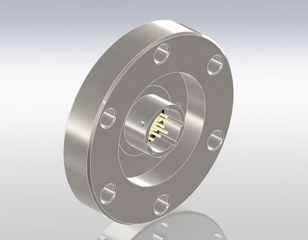 Multipin Connector, Circular Double Ended, Conflat Flange - Double - MI