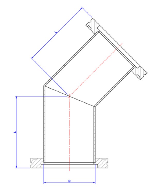 ISO-K Elbow 45° - Elbows - Hositrad Holland B.V.