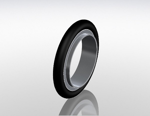 KF Centering Ring with Viton O-Ring - SST 304 - Centering Rings Etc.