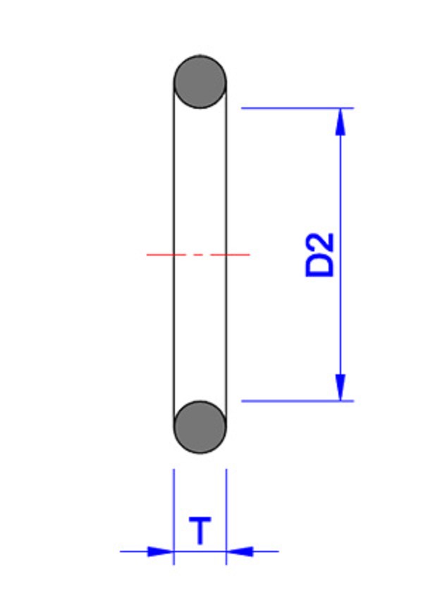 KF Ring Perbunan/NBR O-Ring - Centering Rings Etc. - Hositrad Holland B
