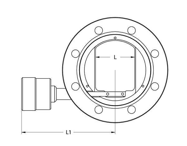 Viewport Shutter Plate, CF - Access Doors / Shutters - Hositrad Holland